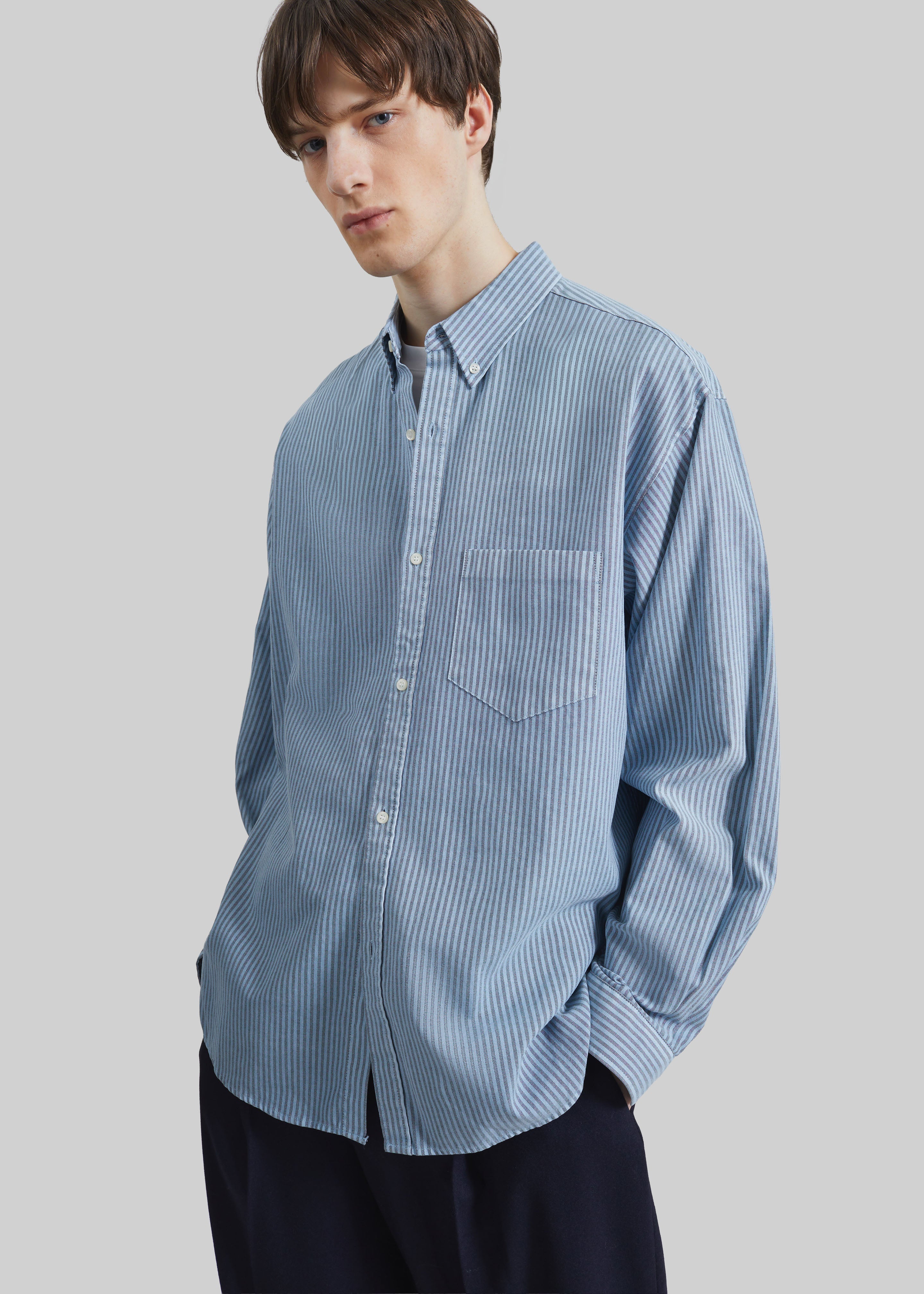 Legan Shirt - Blue Stripe – The Frankie Shop Europe