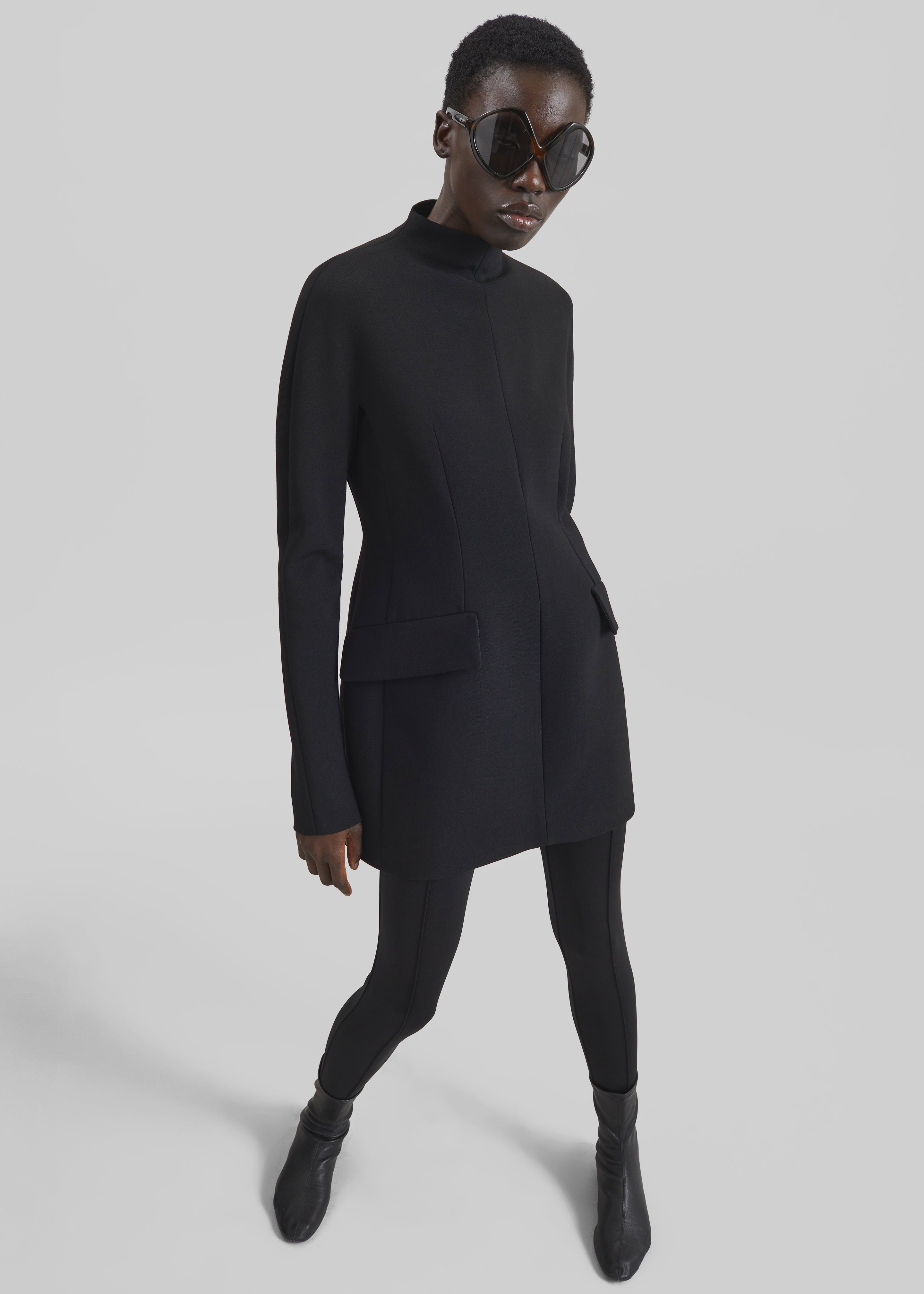 Sportmax Tefrite Dress - Black – The Frankie Shop Europe