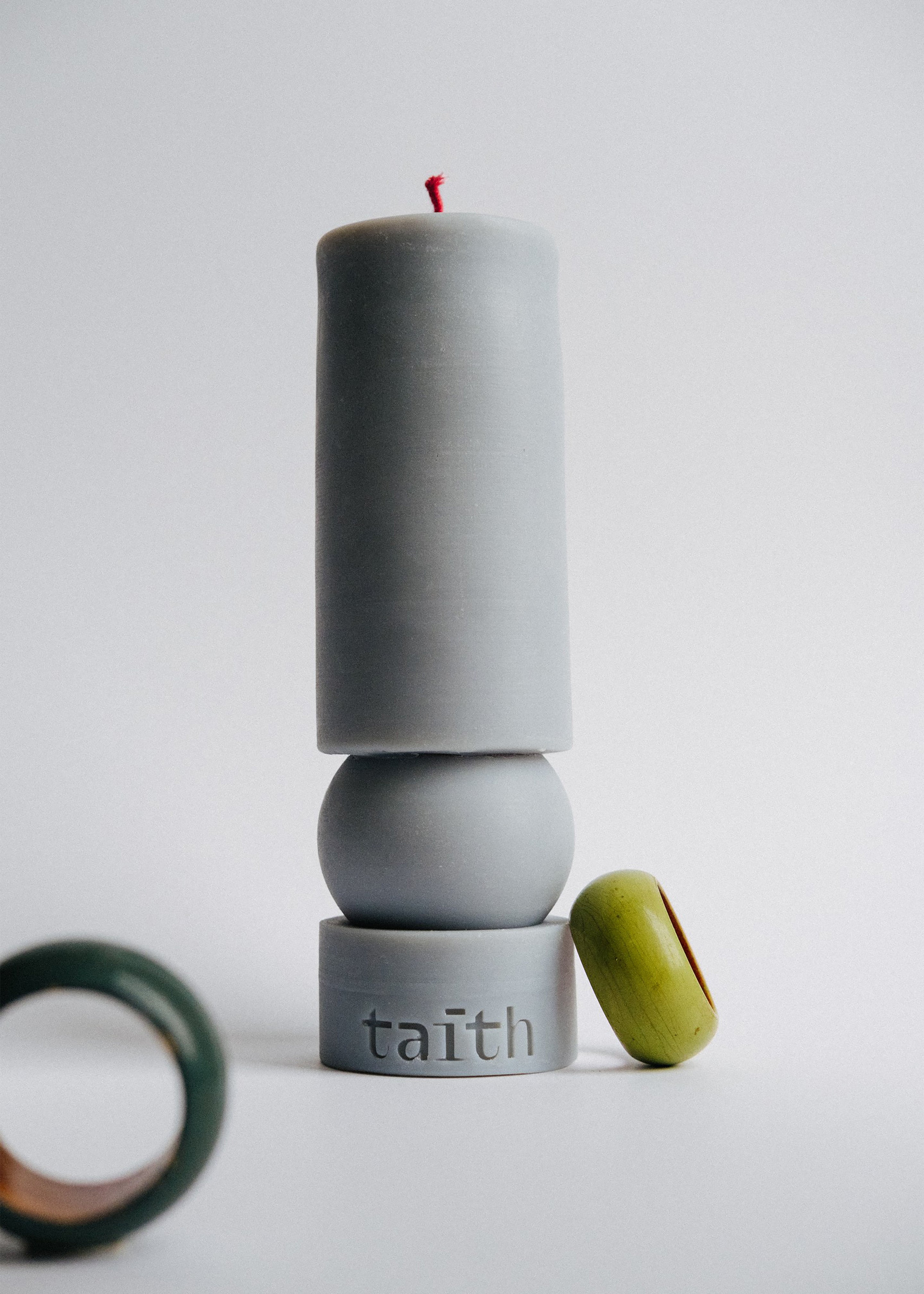 Taith Ninu Candle - Grey – The Frankie Shop Europe