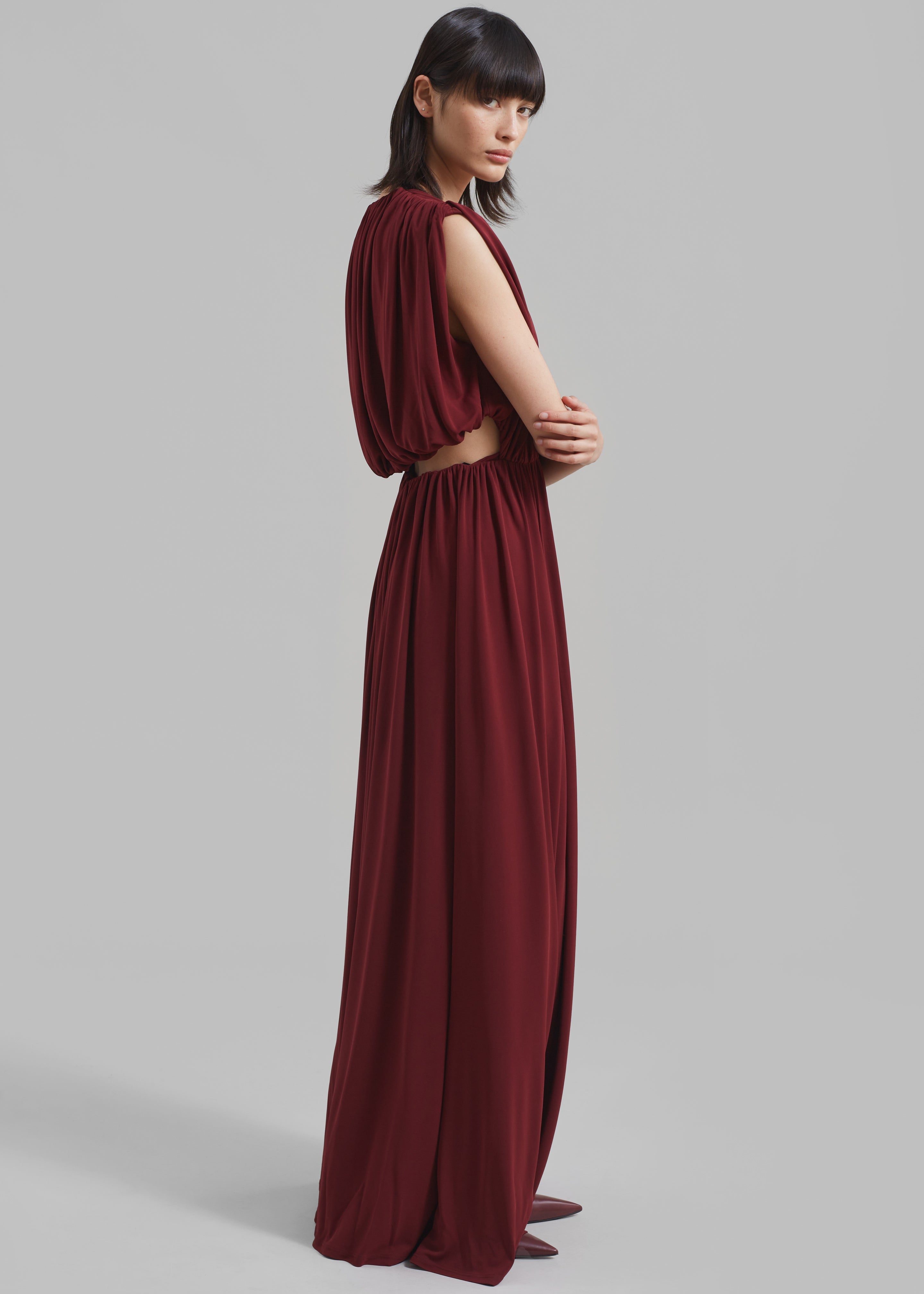 Esse Studios Gossamer Maxi Dress - Tempranillo – Frankie Shop Europe